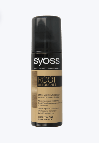 Syoss - SYOSS Root Retoucher spray maskujący odrosty ciemny blond - Lupa Kosmetyczna